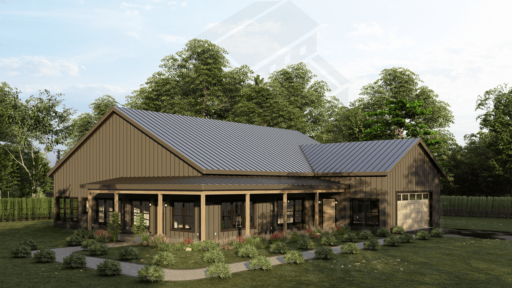 The Lambourne Barndominium House Plan (LA1476-A) – My Barndominium Plans