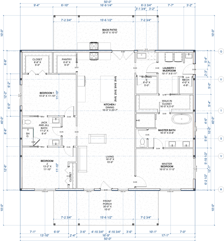 3 Bedroom Barndominium House Plans – Page 2 – My Barndominium Plans