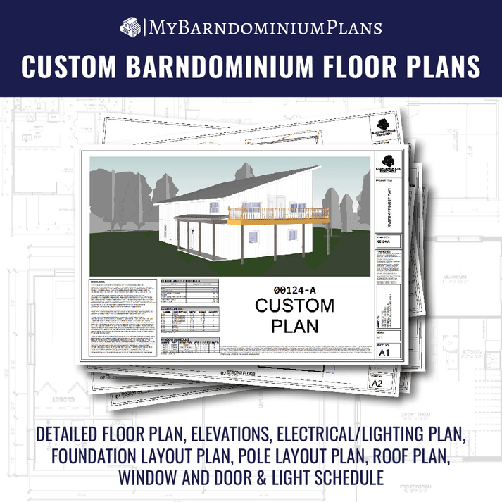 Custom Barndominium Floor Plans (Order Now) – My Barndominium Plans