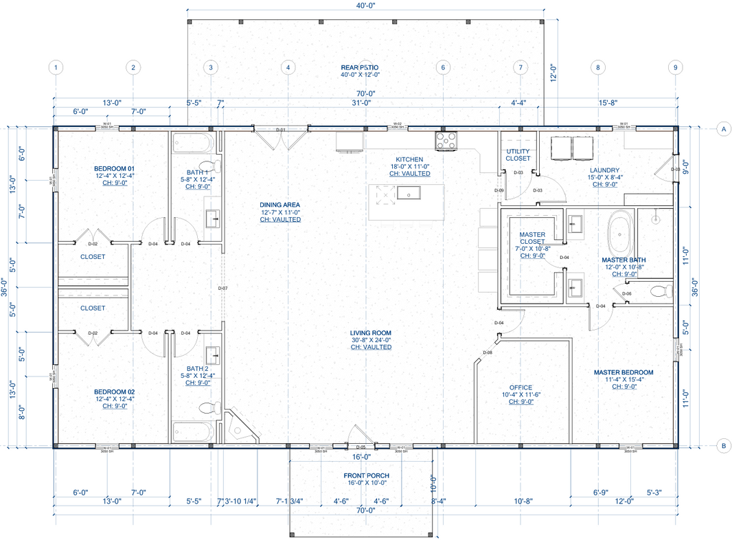 3 Bedroom Barndominium House Plans – Page 2 – My Barndominium Plans