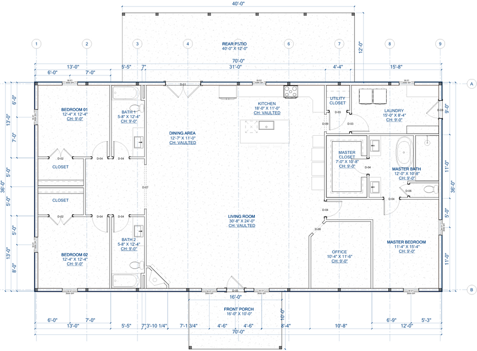3 Bedroom Barndominium House Plans – Page 2 – My Barndominium Plans